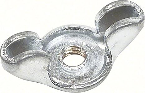 Amazon.com: 3/8"-16 Wing Nut Type D Style 1 - Stamped, Steel, Plain ...