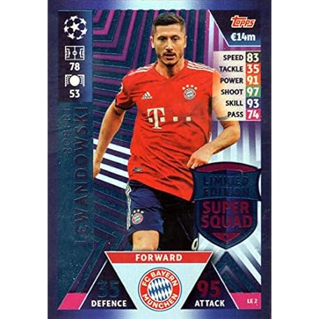 Mua Match ATTAX 18/19 Champions League Extra - Robert Lewandowski ...