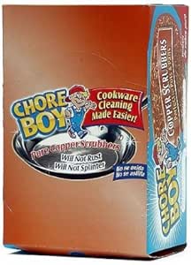 Amazon.com: Chore Boy Copper Scrubber 36 Pieces Per Box.: Home & Kitchen