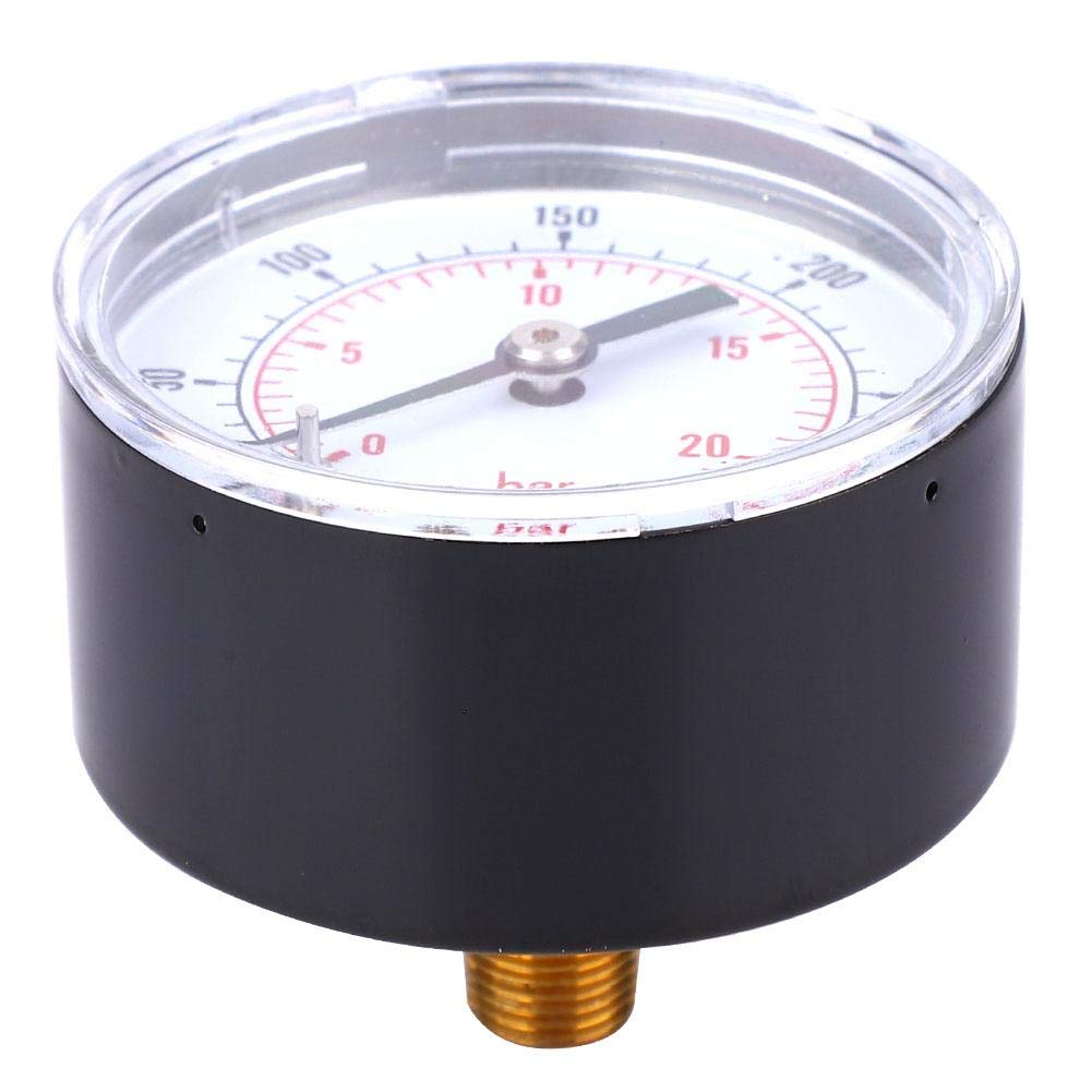 Dual Scale Pressure Gauge, 50mm Dial Display, 1/8” BSPT Back Connection ...