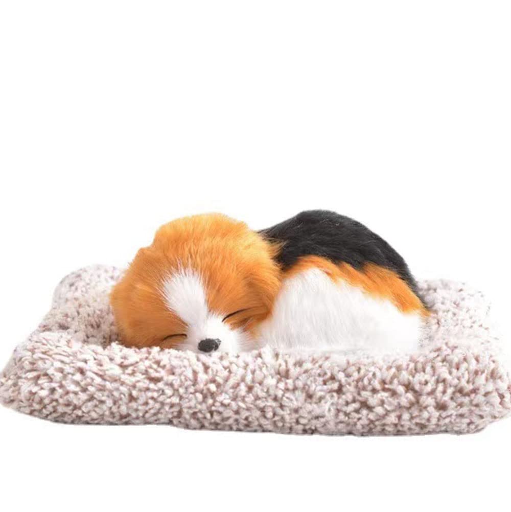 KKUSSOLL Realistic Small Beagle Dog Plush, Kawaii Fluffy Hand Size ...