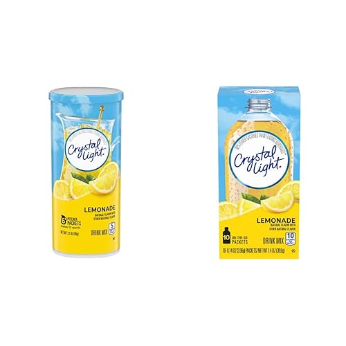 Crystal Light Sugar-Free Lemonade Powdered Drink Mix Bundle (72 Count ...