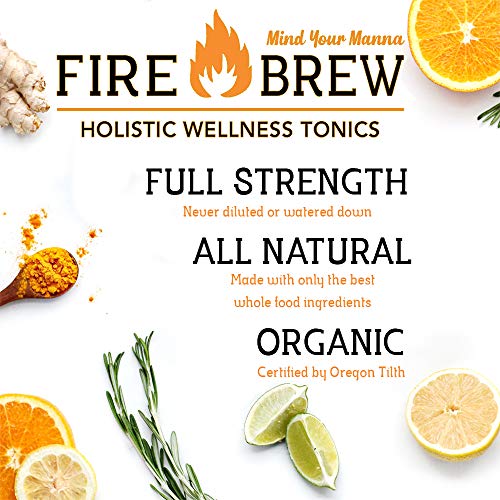 Fire Brew Apple Cider Vinegar based Garden Wellness Tonic, Detox ...