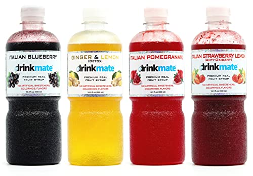 Mua Drinkmate Premium Soda & Beverage Flavor Syrup Variety Pack, Made ...