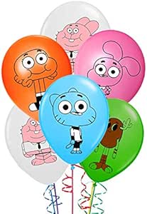 Amazon.com: Merchant Medley 25ct Gumball-Inspired Balloons - Large 12 ...