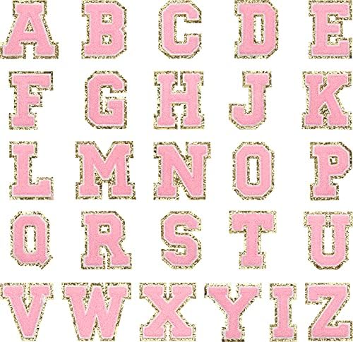 26 Pieces A-Z Chenille Letter Patches 3.1inches Iron On Letters Patches ...