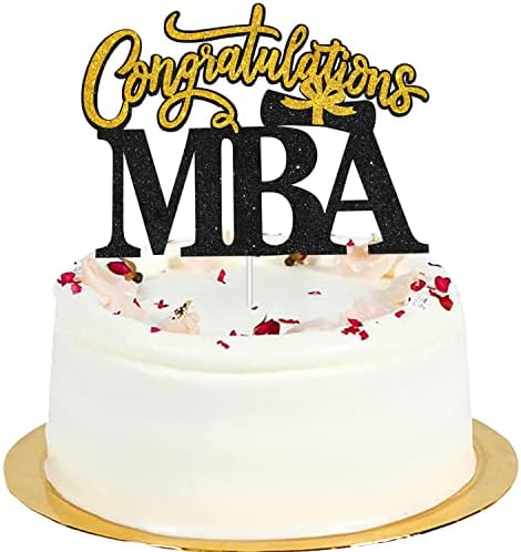 LQINBIBJ MBA Congratulations 2023 Cake Topper - Class Of Master MBA ...