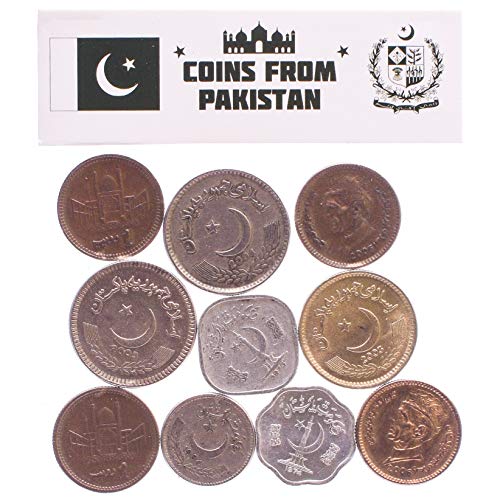 10 Old Coins from Islamic Republic of Pakistan. Collectible Coins ...