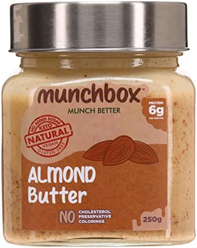 Munchbox, Munch Better Almond Butter Gluten Free, 250 grams price in UAE | Amazon UAE ...