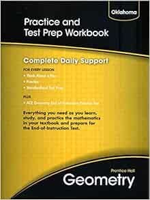 Prentice Hall Geometry Oklahoma Practice and Test Prep Workbook ...