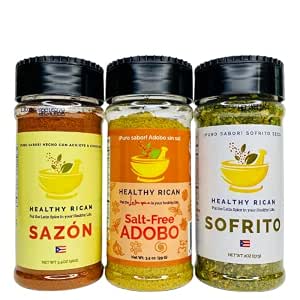 Amazon.com : Healthy Rican Salt-Free Adobo Sazon Sofrito Herbs Spice ...