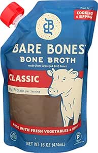 Amazon.com : BARE BONES Beef Bone Broth, 16 FZ : Grocery & Gourmet Food
