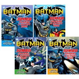 Batman Jumbo Coloring and Activity Book - Childrens Activity Books ...
