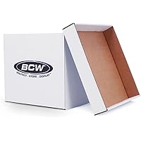 Amazon.com: BCW 33 RPM Vinyl Record Storage Box - Stackable, Double ...
