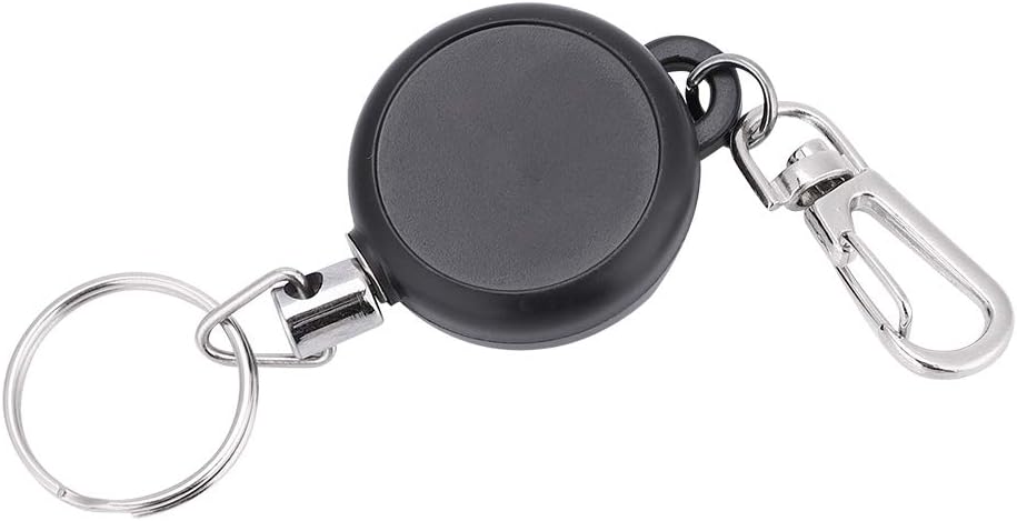 Retractable Key Chain, Stainless Steel Wire Quick Release Extendable ...