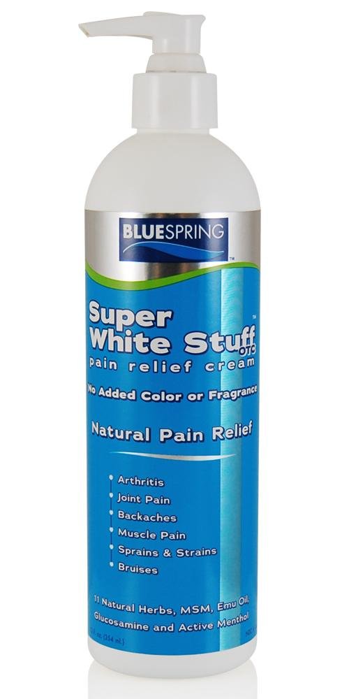 Bluespring Super White Stuff Natural Pain Relief Cream Backache Neck ...