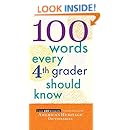 100 Words Every 4th Grader Should Know - Kindle edition by Editors of ...