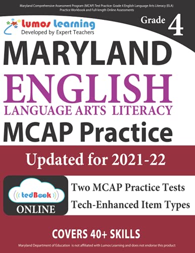 Maryland Comprehensive Assessment Program (MCAP) Test Practice: Grade 4 ...