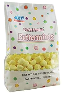 Amazon.com : Party Sweets Yellow Buttermints, 2.75 Pound, Appx. 350 ...