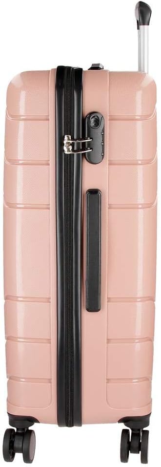 Roll Road Fast Pink Medium Suitcase 46 x 68 x 26 cm Rigid Polypropylene ...