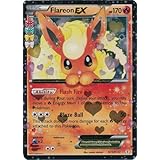 Amazon.com: Pokemon - Flareon-EX (RC28) - Generations - Holo : Toys & Games