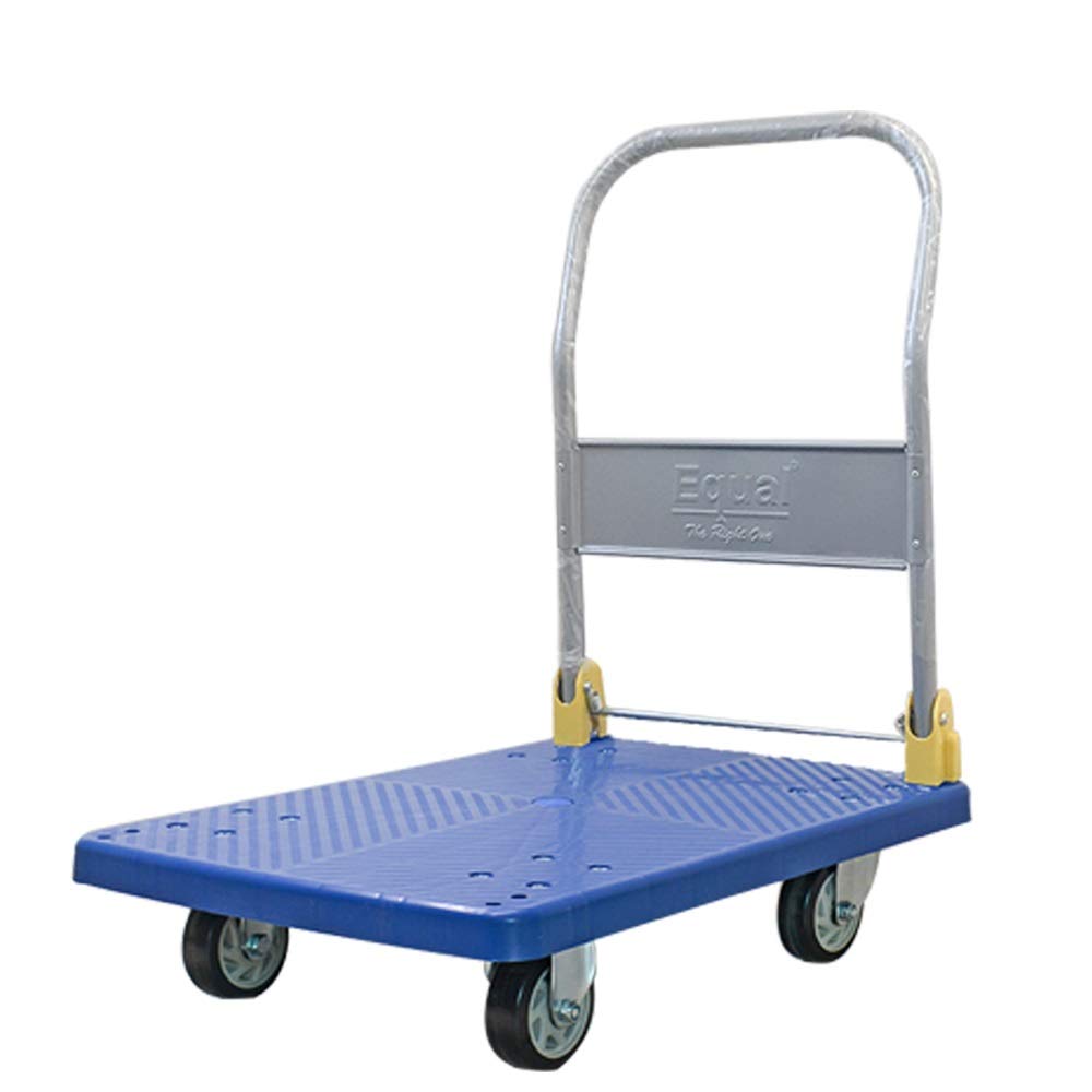 Buy EQUAL 300kg Capacity PVC Foldable Platform Trolley For Heavy Weight