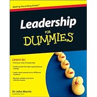 Leadership For Dummies: Marrin: 9780470972113: Amazon.com: Books