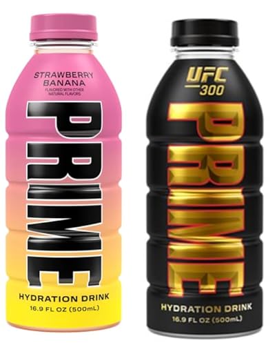 NEW! Prime Sports Drink Variety Pack UFC 300, and Strawberry Banana ...