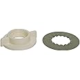Danco 88652 Faucet Rosette and Nut, Plastic , White - Faucet Parts And ...