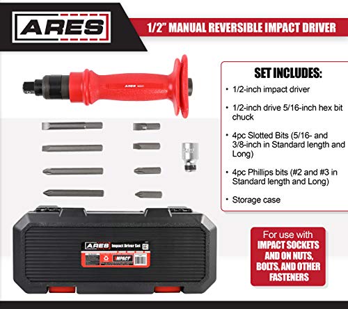 Desarmador De Impacto Hand Manual Reversible Impact Driver Set ...