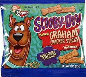Keebler Scooby-Doo Scooby Snack Graham Cracker Galletas, 1 onza bolsas ...