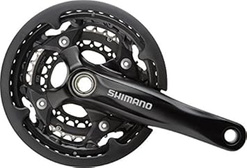 Shimano MTB FC-M552 Kurbelgarnitur + SM-BB52 schwarz Kurbelarmlänge 170 ...