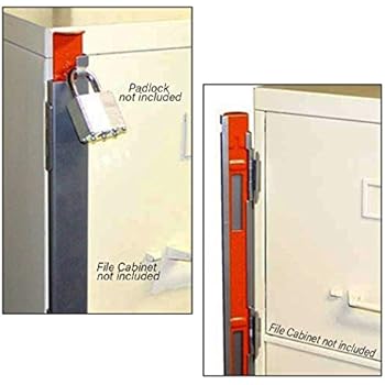 Amazon.com: Locking Bar WITH Drill Bit (for 4-Drawer File Cabinets ...