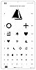 Kindergarten Distance Vision Chart with Black Symbols 6m / 20ft in ...