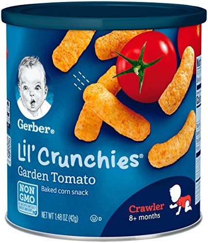 Gerber Crunchies Baked Corn Snack Garden Tomato 42g price in UAE ...