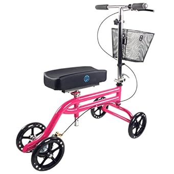KneeRover Steerable Knee Scooter Knee Walker Crutch Alternative in Hot ...