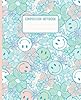 Preppy Notebook: Smiley Faces Aesthetic - Blue Composition Notebook ...