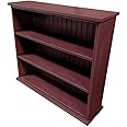 Amazon.com: Sawdust City Solid Wood Hall Bookcase (Old Burgundy) : Home ...