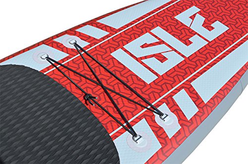 Isle 12 ft 6 inch Inflatable Stand Up Paddle Board with Pump and 3 ...