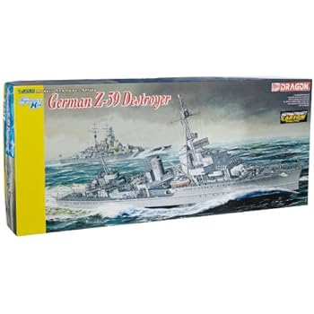 Amazon.com: Dragon Models 1/350 German Z-38 Destroyer Smart Kit: Toys ...