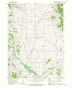 Amazon.com: YellowMaps Hopkinton East IA topo map, 1:24000 Scale, 7.5 X ...