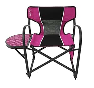 Amazon.com : Kijaro Mini Deck Chair with Table, Hanami Pink : Camping ...