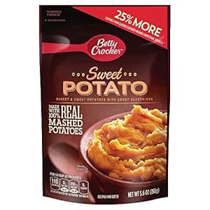 Amazon.com : BETTY CROCKER Homestyle Sweet Potatoes Instant Mix, 5.6 oz ...