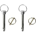 Amazon.com: Blue Ox bx88219 1/2" self-retaining Pins - Pair,SILVER ...