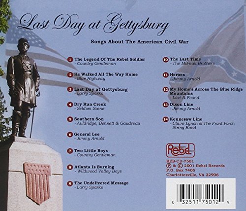 Last Day at Gettysburg: Songs About the American Civil War by Various ...