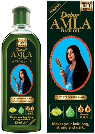 Dabur Amla Hair Oil 200ml | Natural care | Enriched with Amla, Natural Oils & Vitamin C | For ...