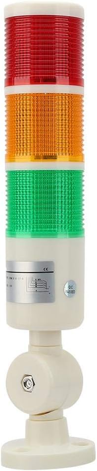 Yosoo Health Gear Industrial Signal Tower Light LED Safety Stack Alarm Warning Lamp Foldable ...