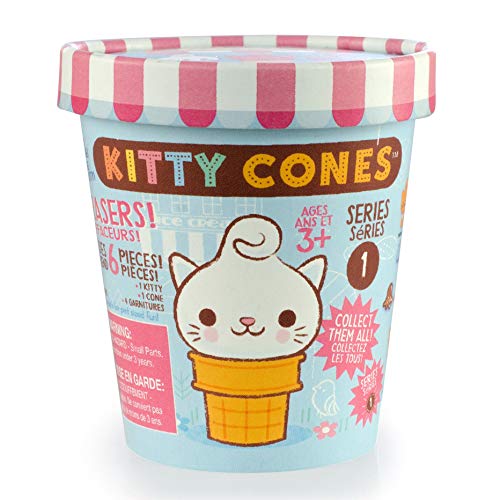Kitty Cones Eraser Blind Box - Comes with a Kitty, Cone and Four ...