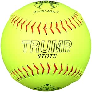Amazon.com : Stote Trump ASA 12" Leather Softballs - 52cor/.300 ...
