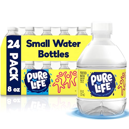 Water Bottles 24 Pack - Pure Life Water, Nestle Water - Small Water ...